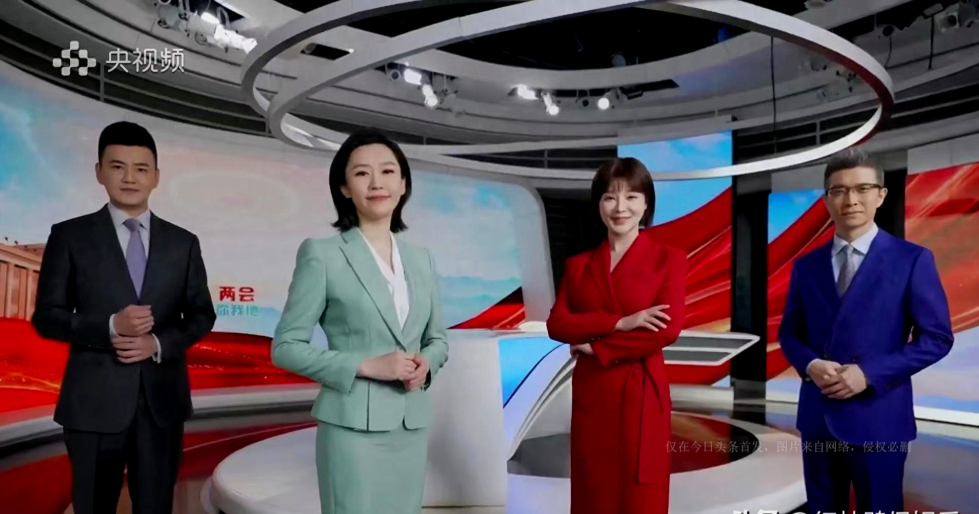 CCTV news female anchors have been reorganized, and Hu Diewang Yinqi ...