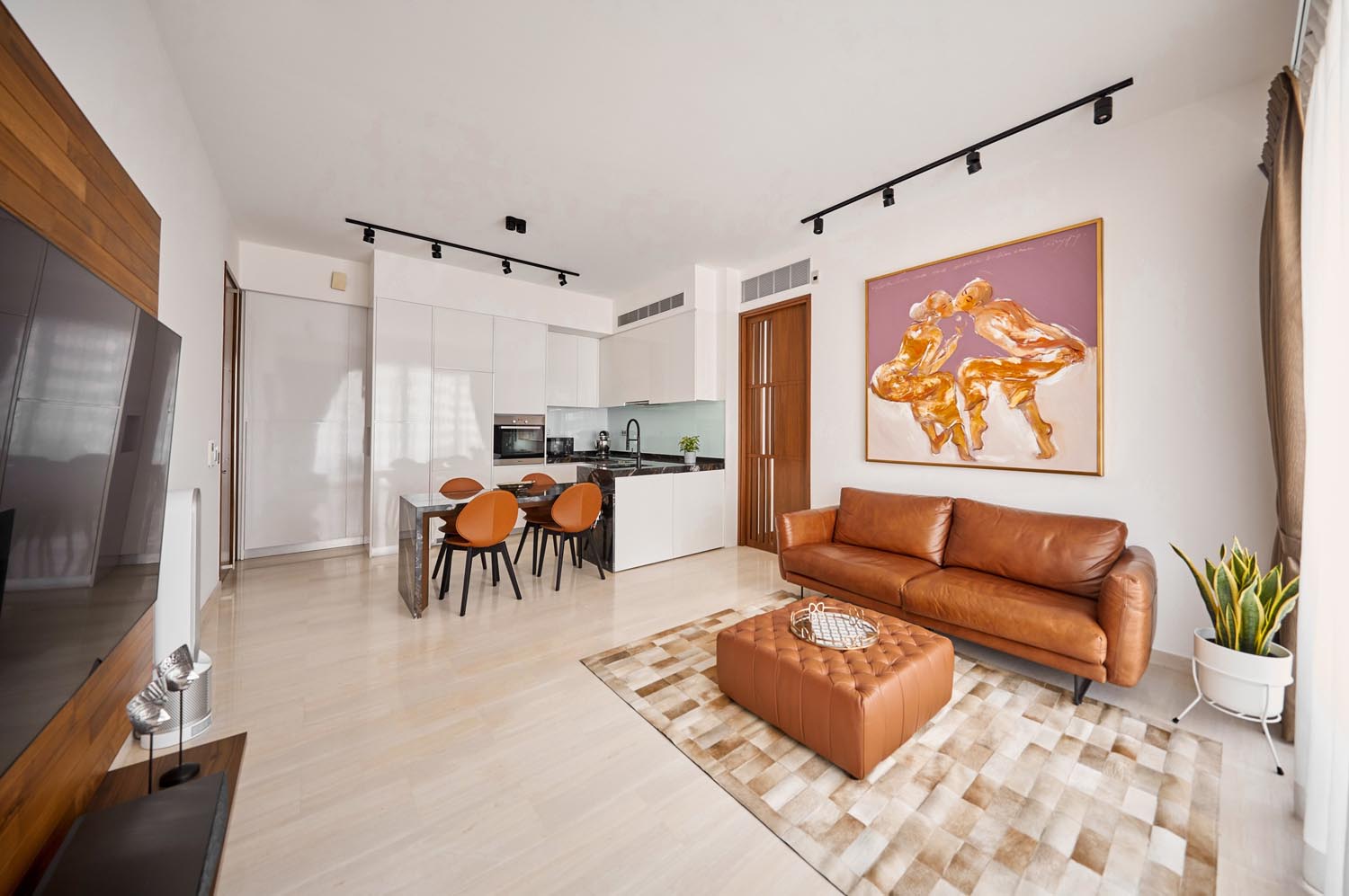 The house is only 90 square meters, and the guest bedroom is designed ...