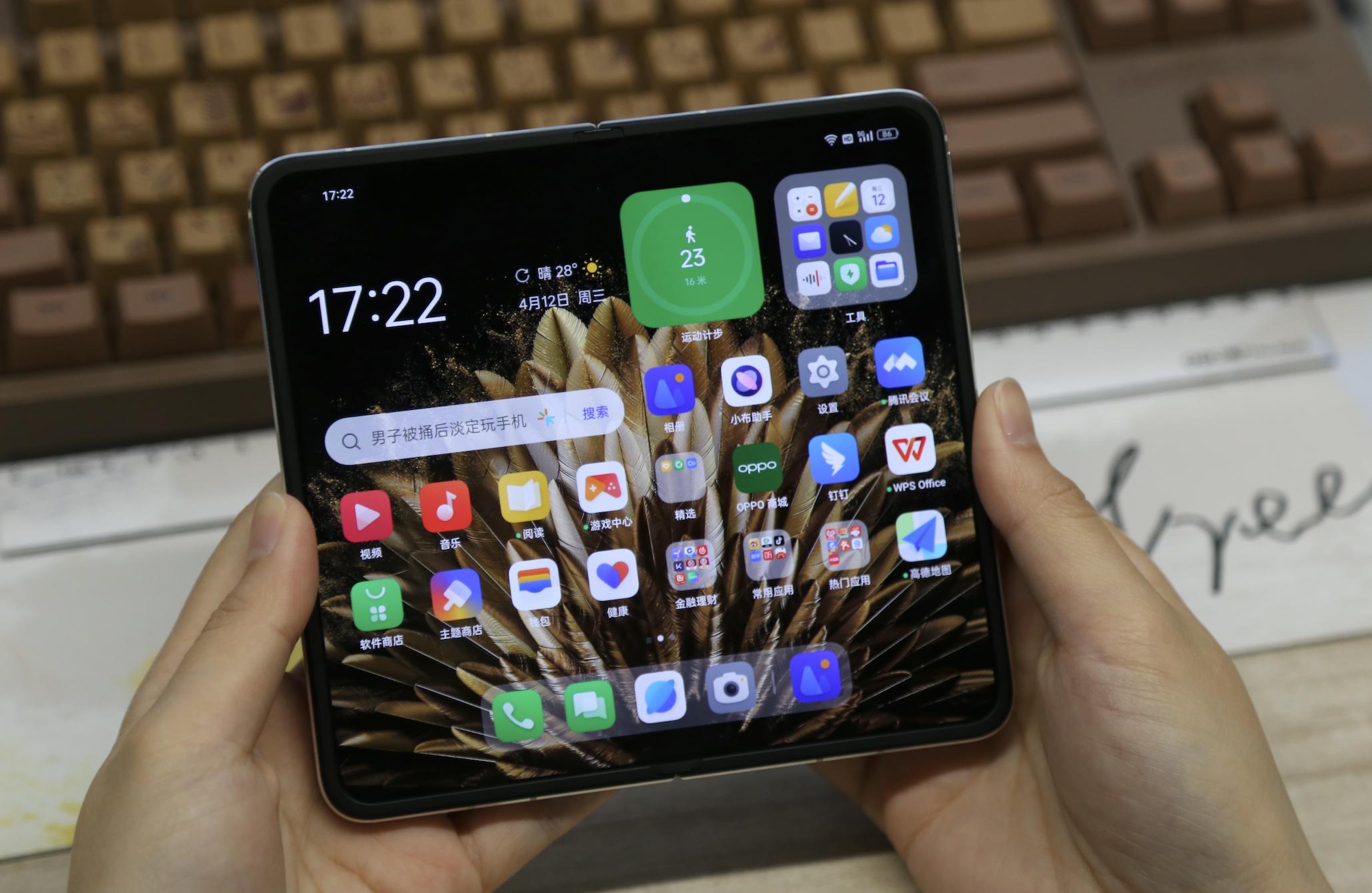 OPPO folding screen is the most popular! Double flagship design ...