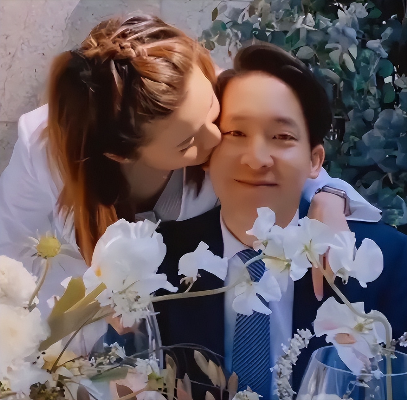 sweet family! Zhu Lingling's daughter-in-law is still beautiful after ...