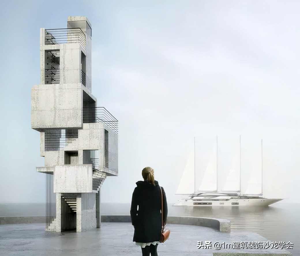 "Fun·New Knowledge" Subverted imagination lighthouse design: bold ...