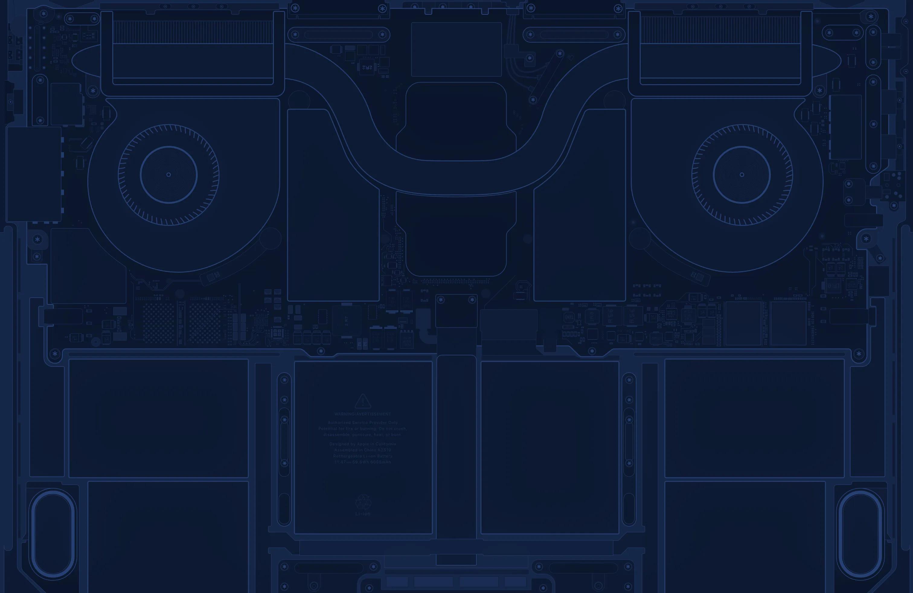 Apple MacBook Pro internal structure wallpaper - iNEWS