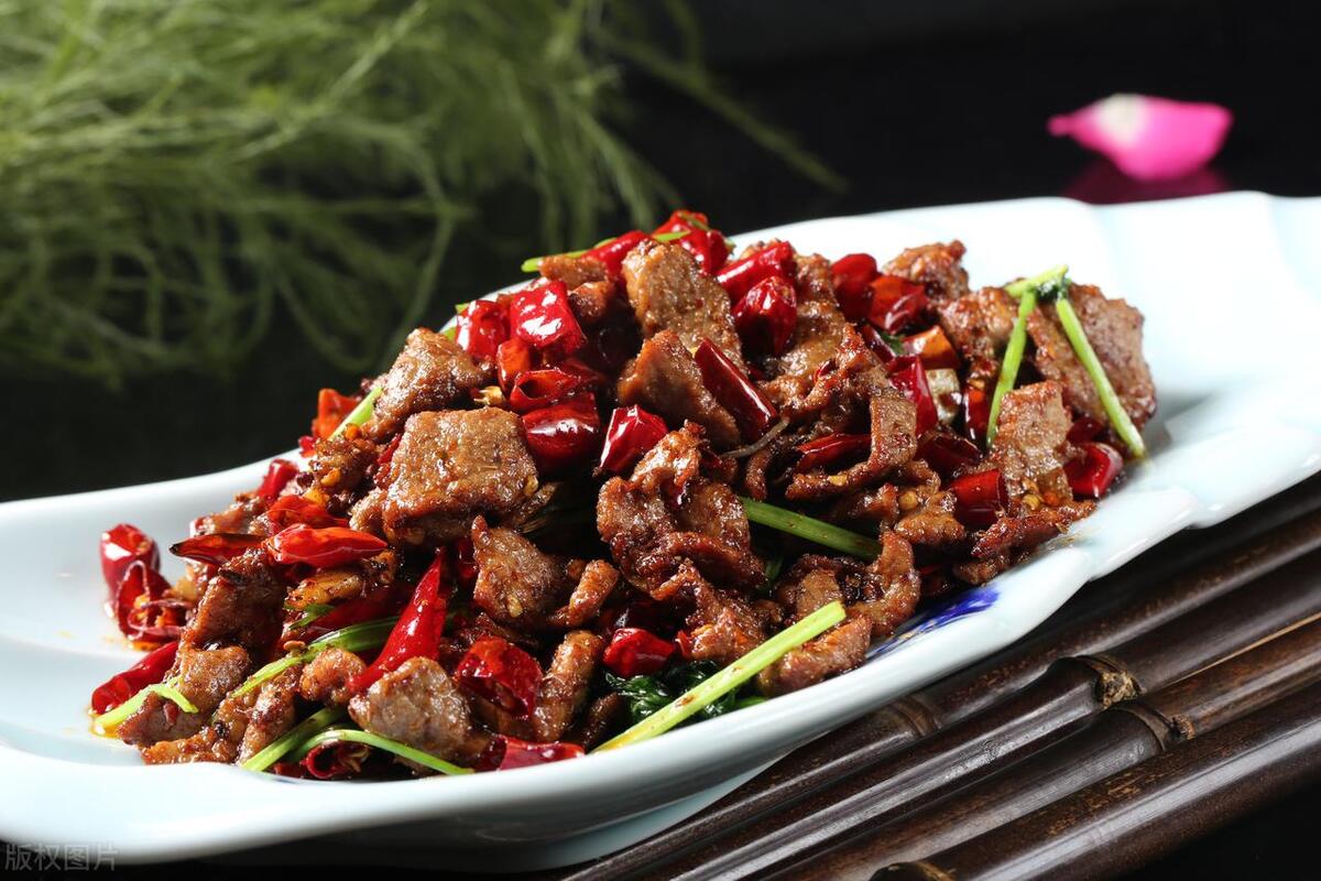 The beef is delicious and fragrant, with salty sesame and cumin ...