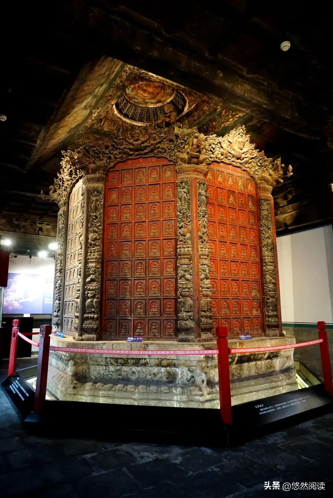 Two Buddhist scripture cabinets in the Beijing Cultural and Museum ...