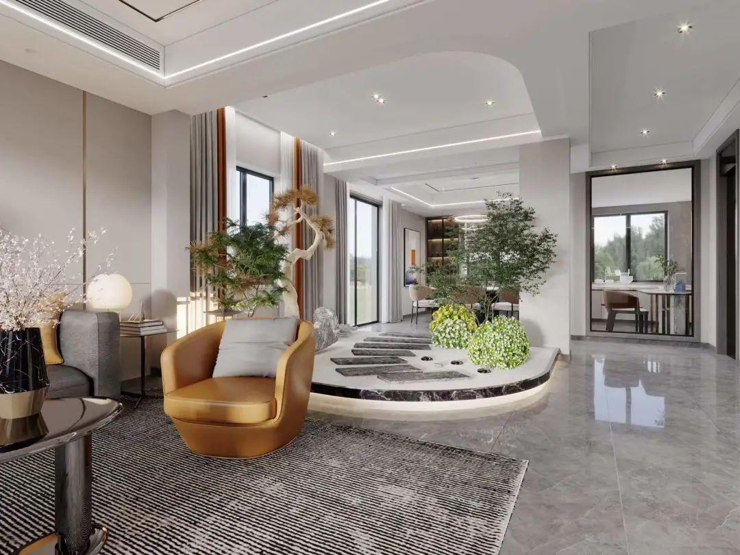 Design sharing: 600 square meters of modern style decoration, home is a ...