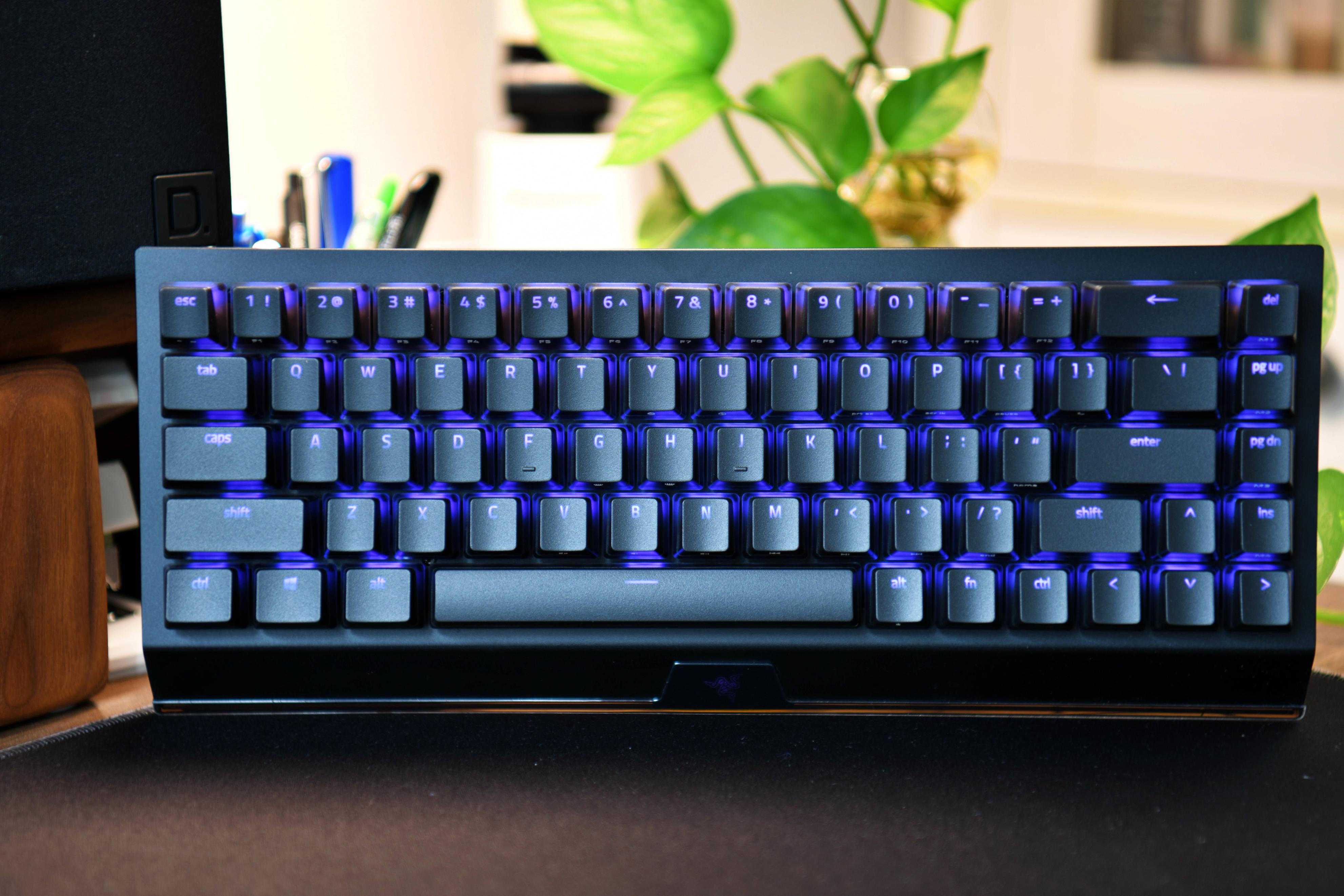 Exquisite desktop layout, a must for coding: Razer Black Widow Spider ...