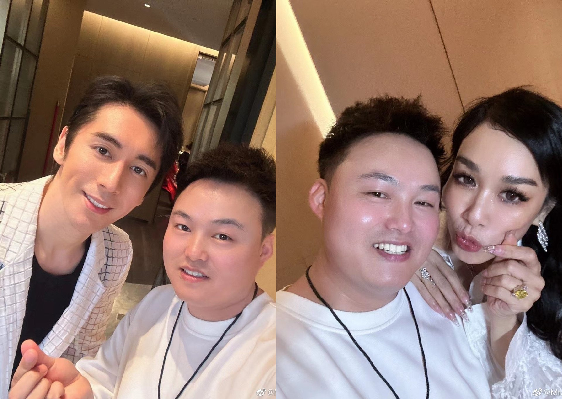 Deng Lun and Christy Chung attended the wedding, their looks ...