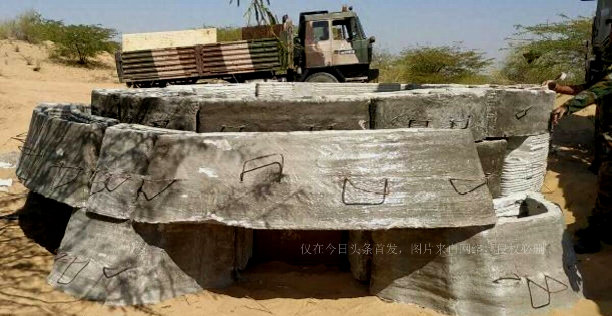 The Indian army has built a huge base group in the western section of ...