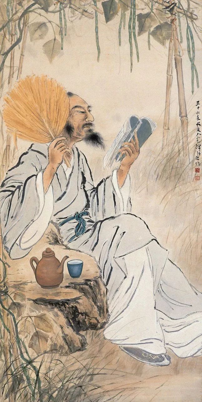 Fang Rending of Lingnan School of Painting: 30 paintings simple and ...