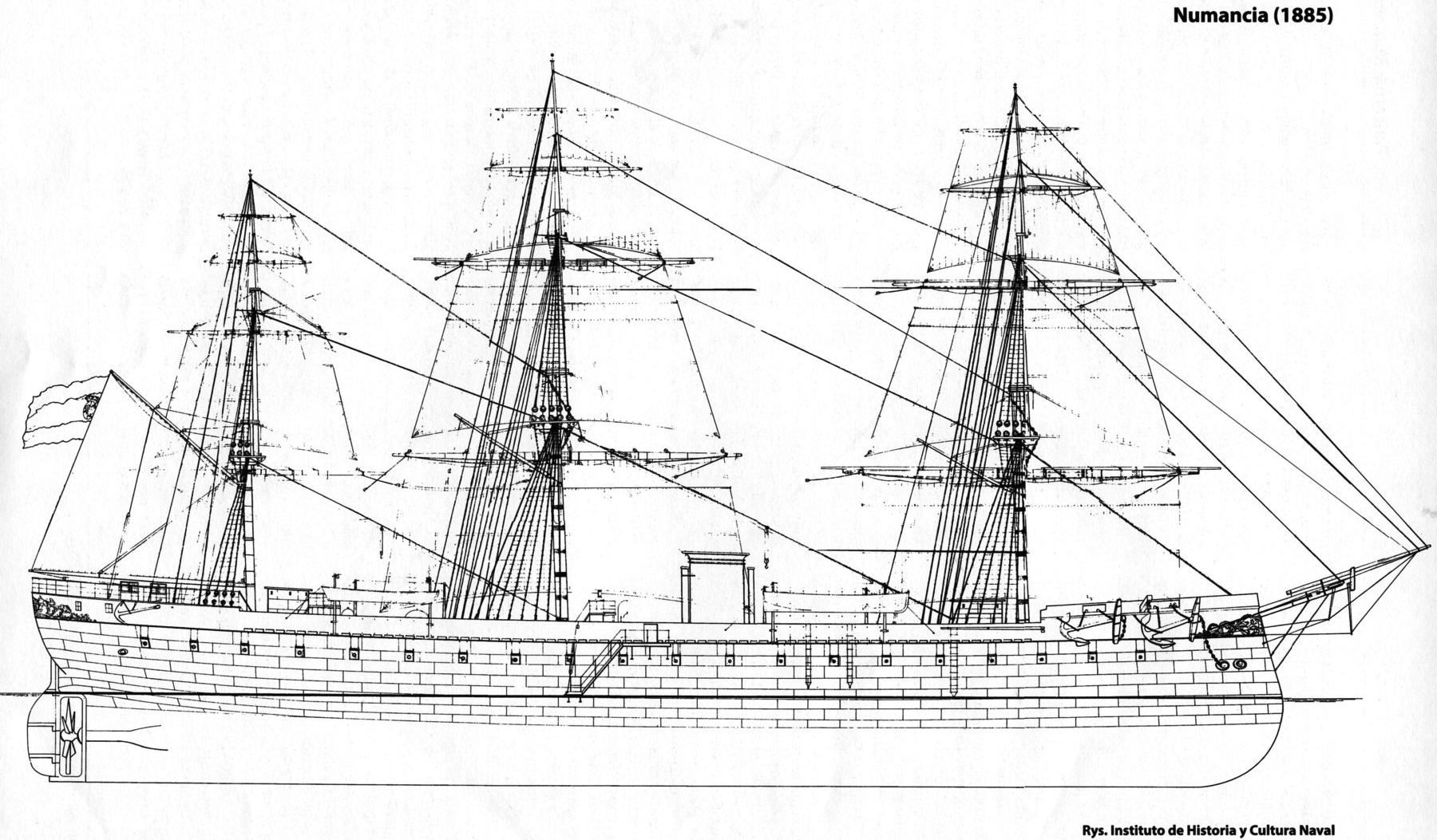 Matador and Ironclad Ship——Spain "Numancia" Ironclad Ship - iMedia