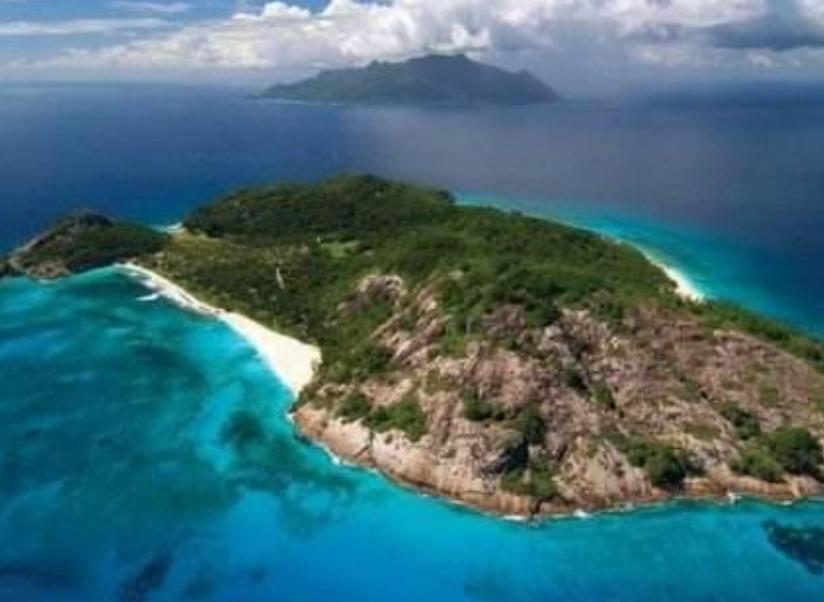North Sentinel Island, a forbidden place for human beings, the small ...