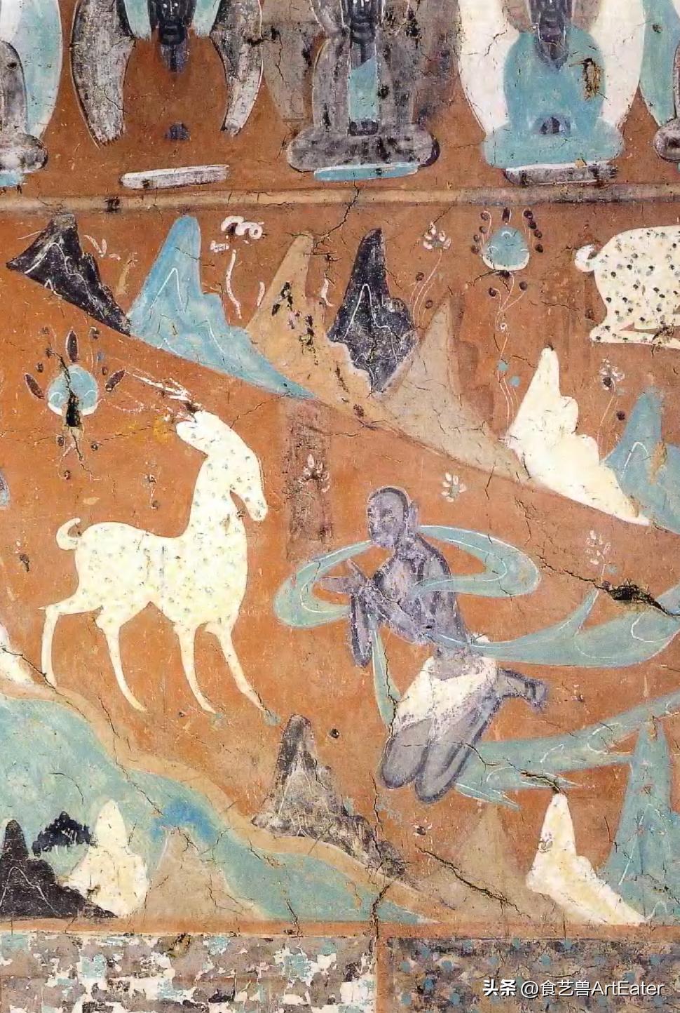 A museum on the wall!Over 50,000 square meters of Chinese Dunhuang ...