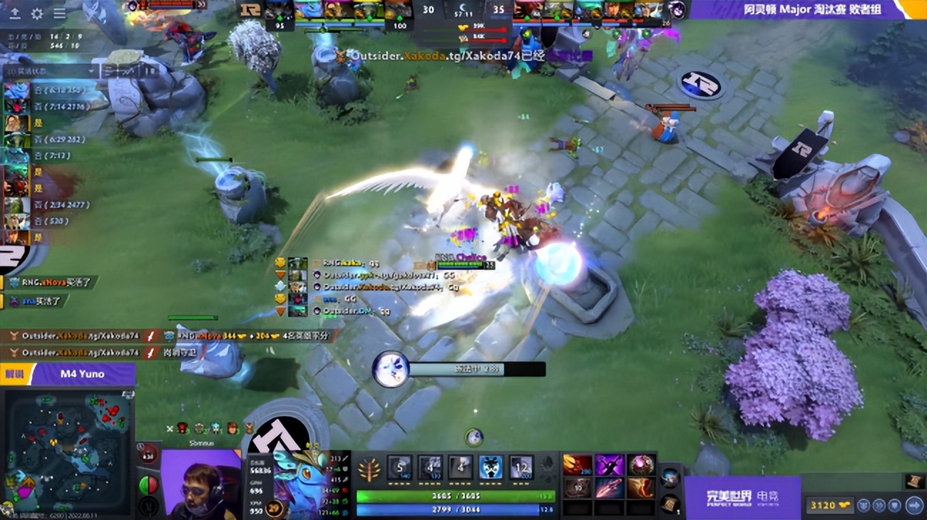 DOTA2-Major Knockout: RNG was crushed by Outsiders, RNG missed TI11 ...