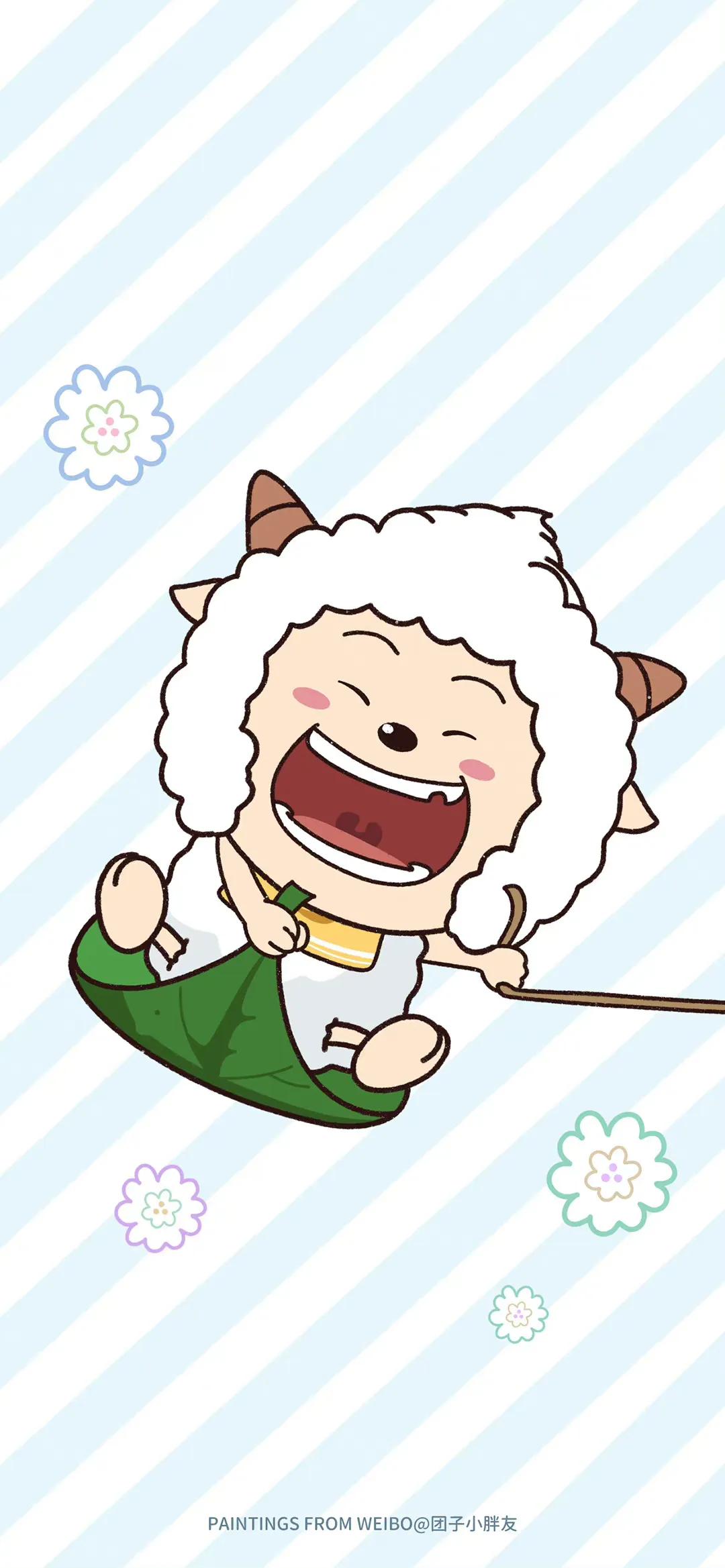 "Lazy sheep" mobile wallpaper - iNEWS