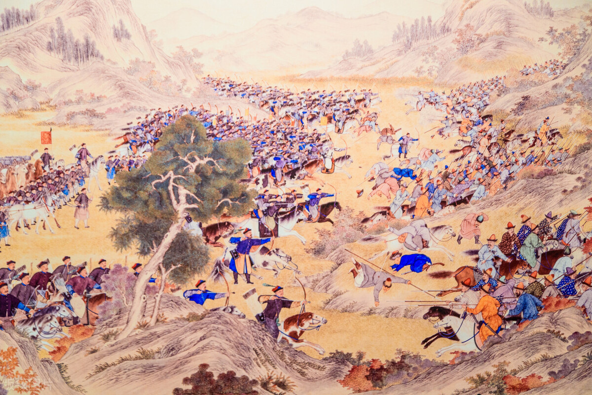 In the early Qing Dynasty, the army was used for years, and the ...