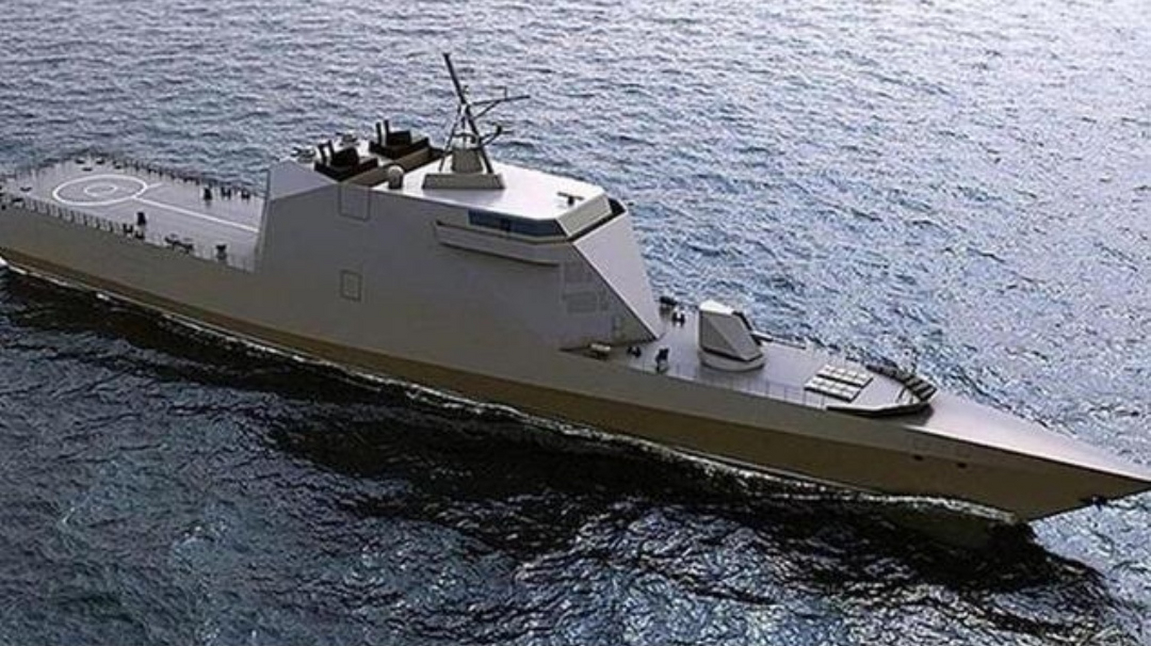 The 2000-ton frigate takes the lead, and it is difficult to conceal the ...