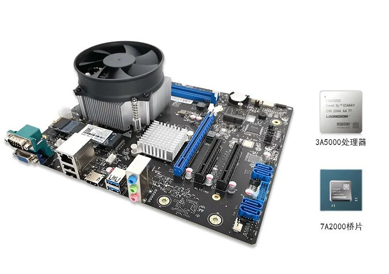 Domestic Loongson 3A5000+7A2000 business motherboard - iNEWS