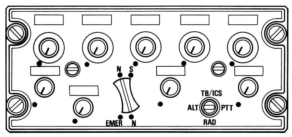 Helicopter Airborne Electronic Equipment CP1976 Audio Control Box ...