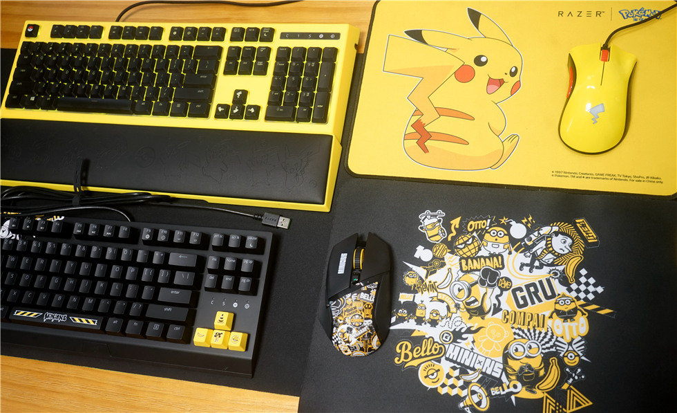 Razer Razer + Minions Limited Co-branded Keyboard and Mouse Peripheral ...