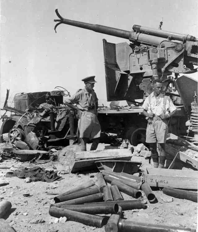 The Italian 90/53 anti-aircraft gun of ground weapons, Cannone da 90/53 ...