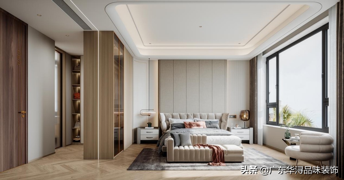 New Chinese style duplex villa, elegant and clean log design, I like it ...