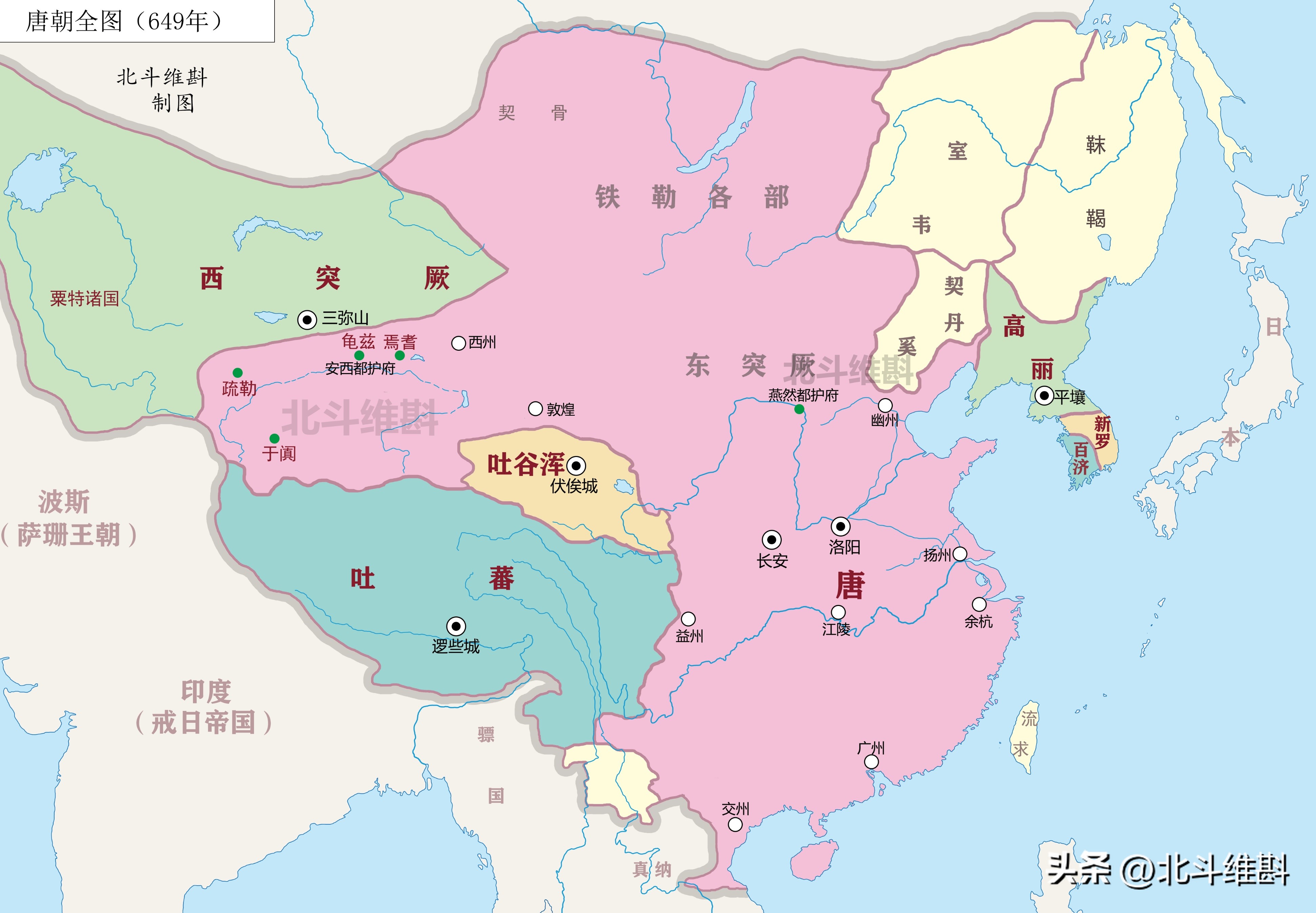 How big was the Tang Dynasty? Understand the changes of the territory ...
