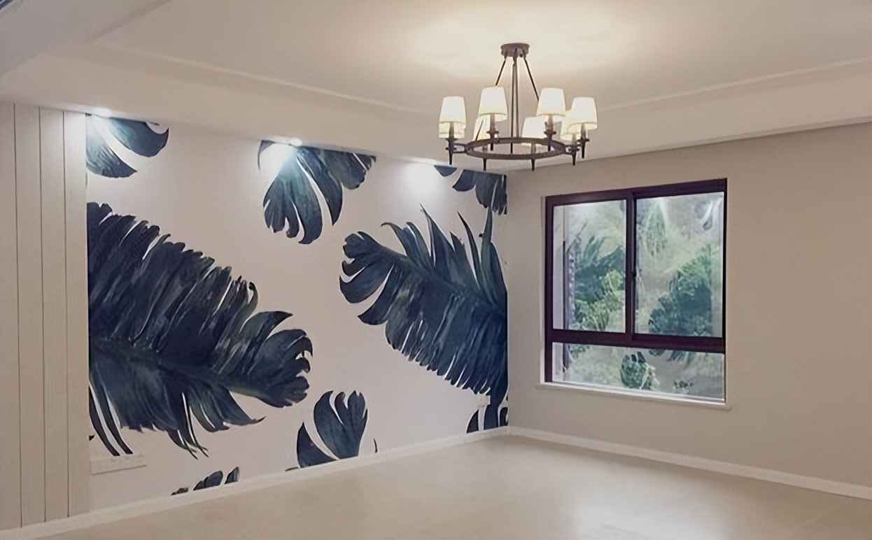 The 135-square-meter new house has been hard-fitted, and the furniture ...