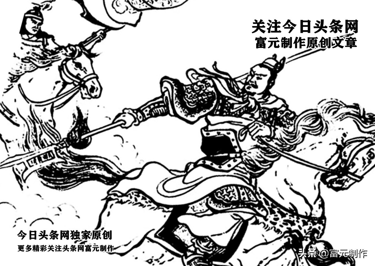 The brave Guan Ping who fought against Pang De and the incomparably ...
