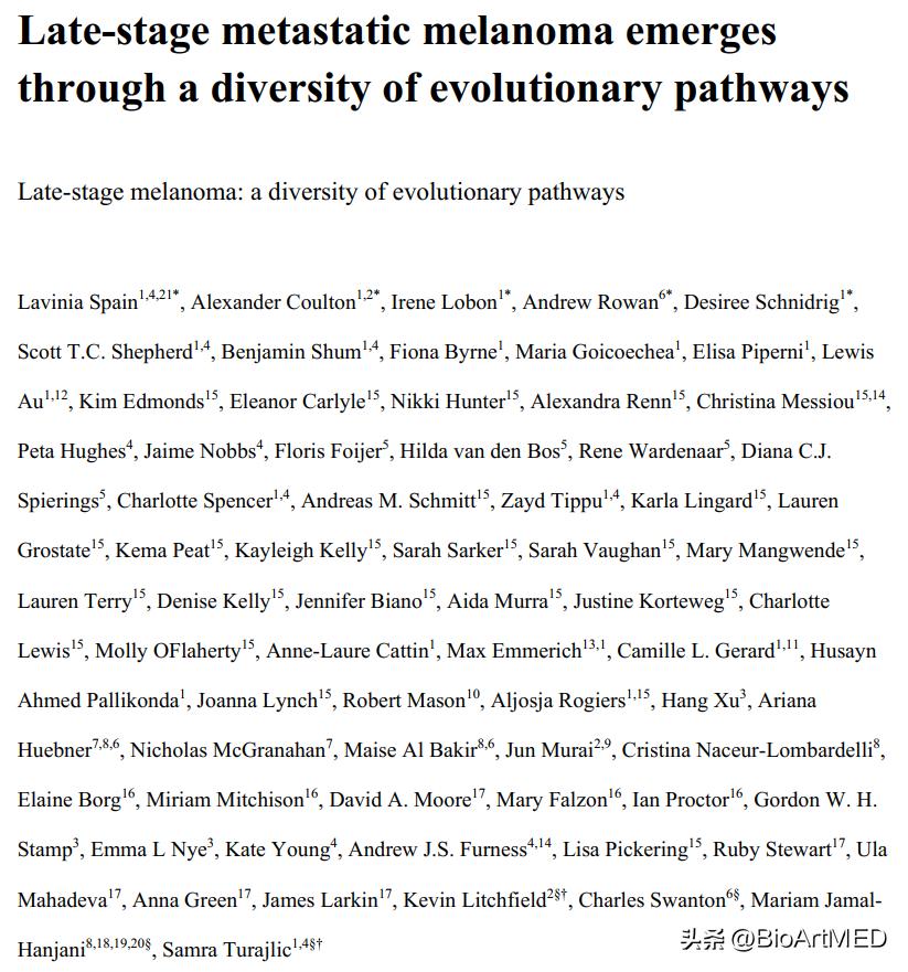Multiple mechanisms of ICI resistance in advanced metastatic melanoma ...
