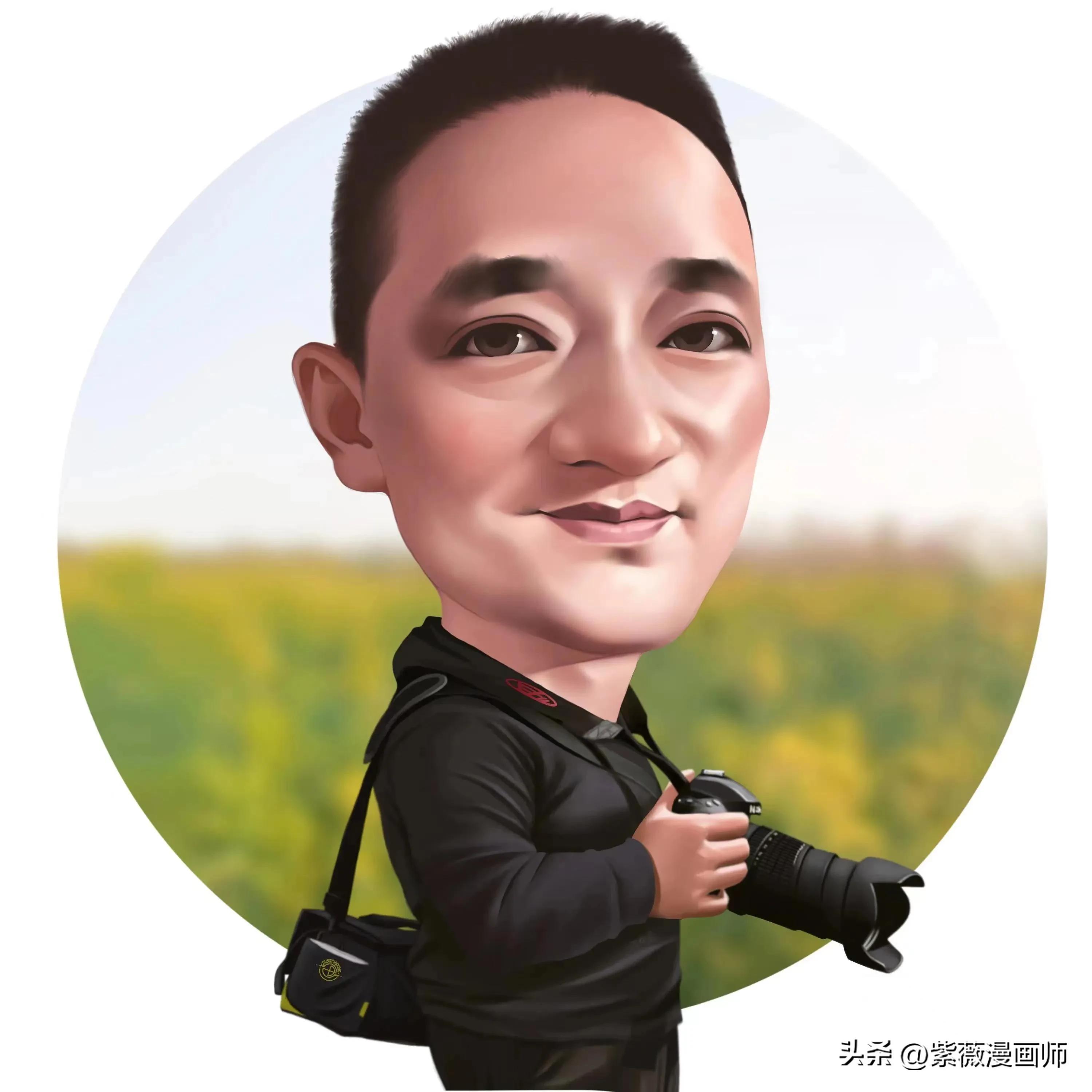 Change your WeChat avatar, humorous exaggerated hand-painted comic ...