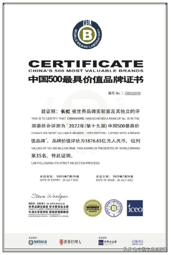 Analysis of Changhong's brand value, how to achieve a step-by-step leap ...