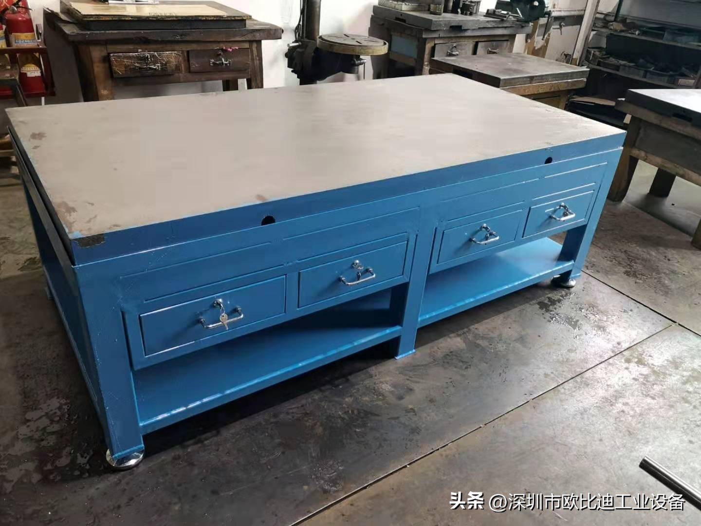 Fitter mold table iron plate mold table, mold maintenance table - iMedia