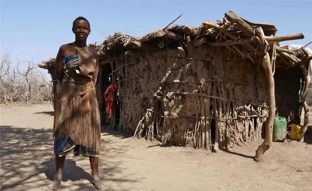 This tribe in Africa covers their bodies with leaves. The men are all ...