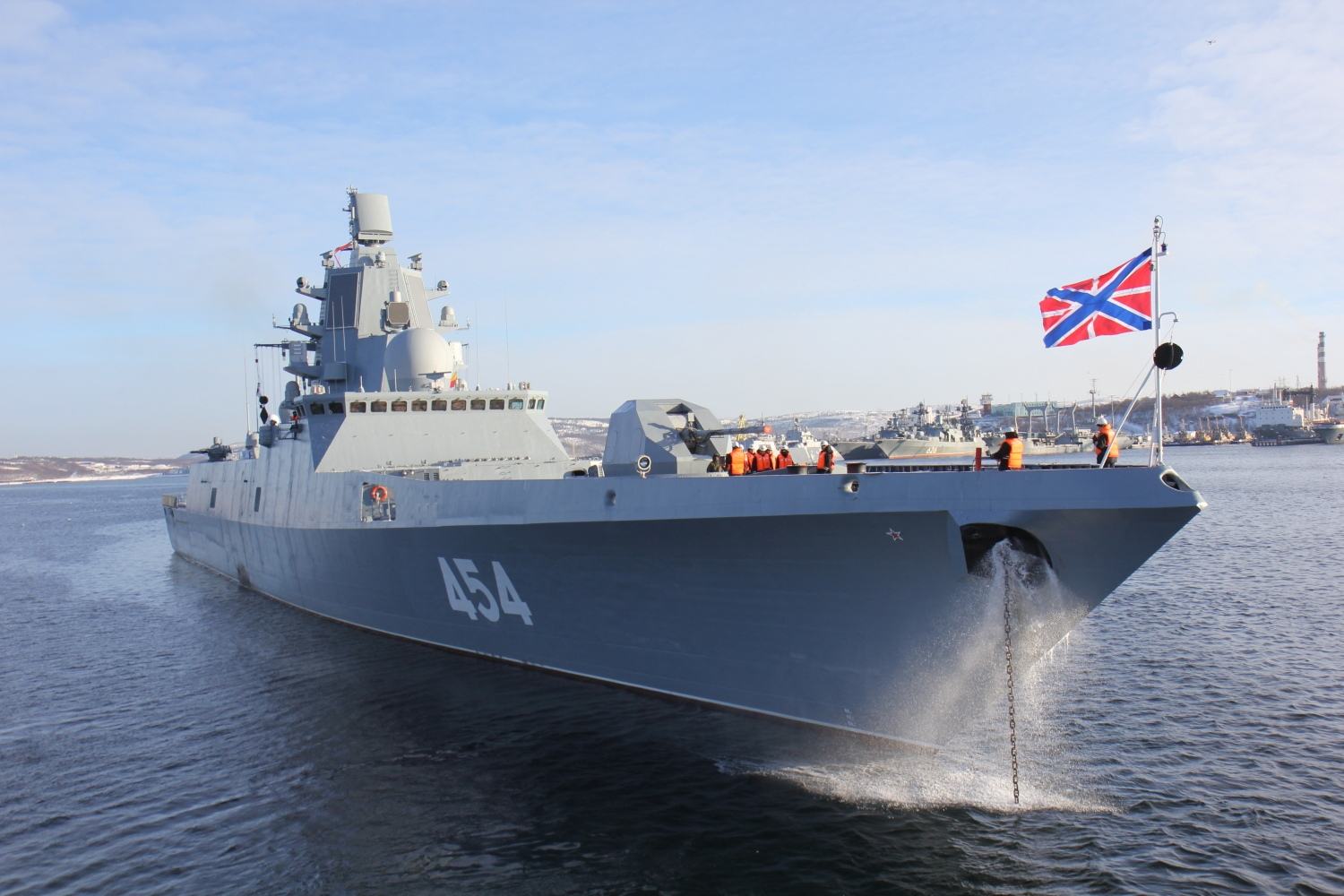 World frigate tour 21 Russia "Admiral Gorshkov" class frigate - iNEWS