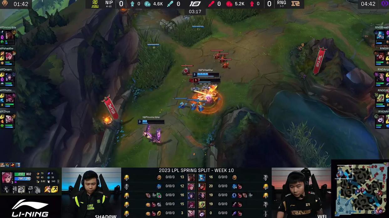 LPL Spring Split: RNG was swept by NIP! Dropped to 11th place! The ...