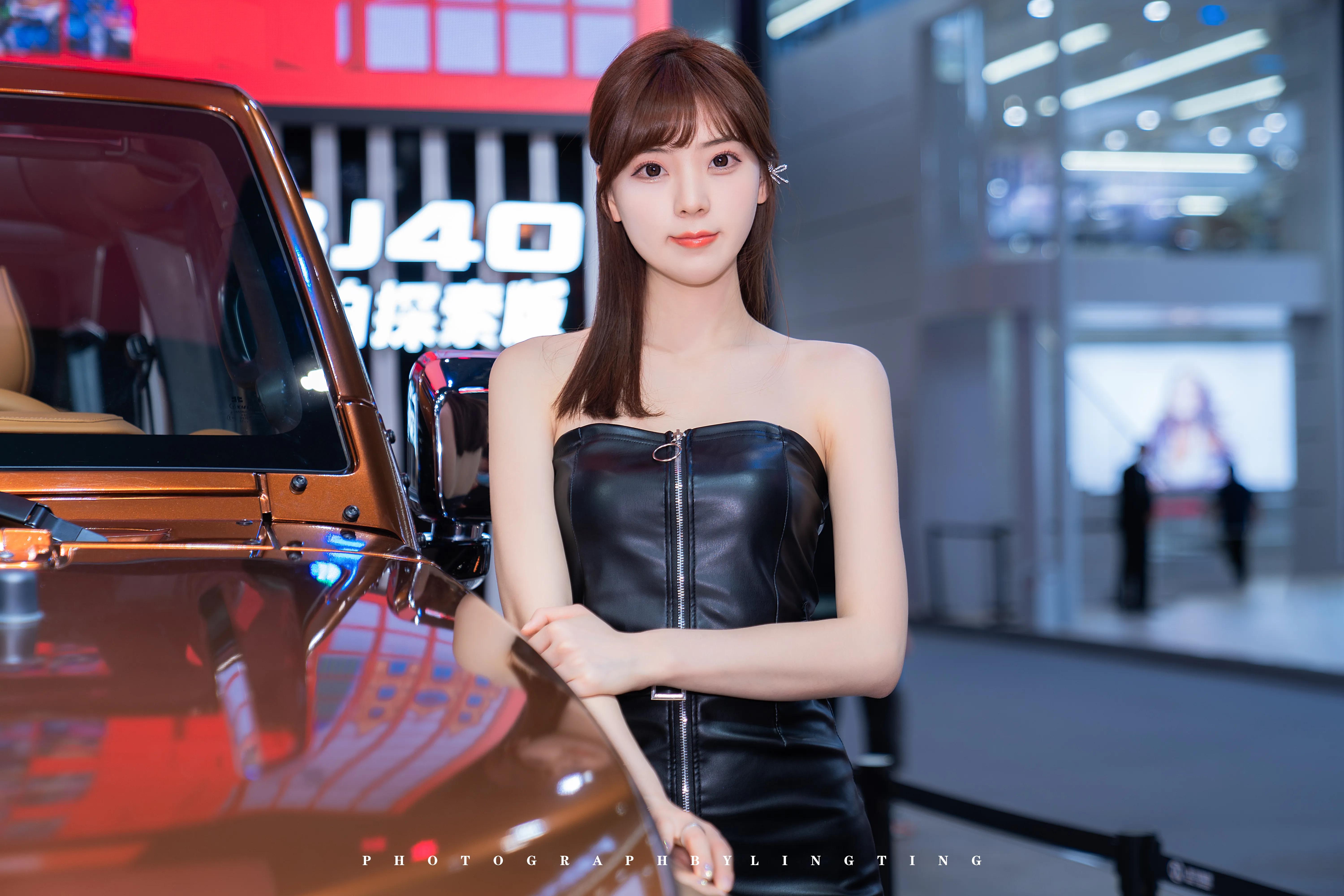 The more beautiful the car model Chun Xiao - iNEWS