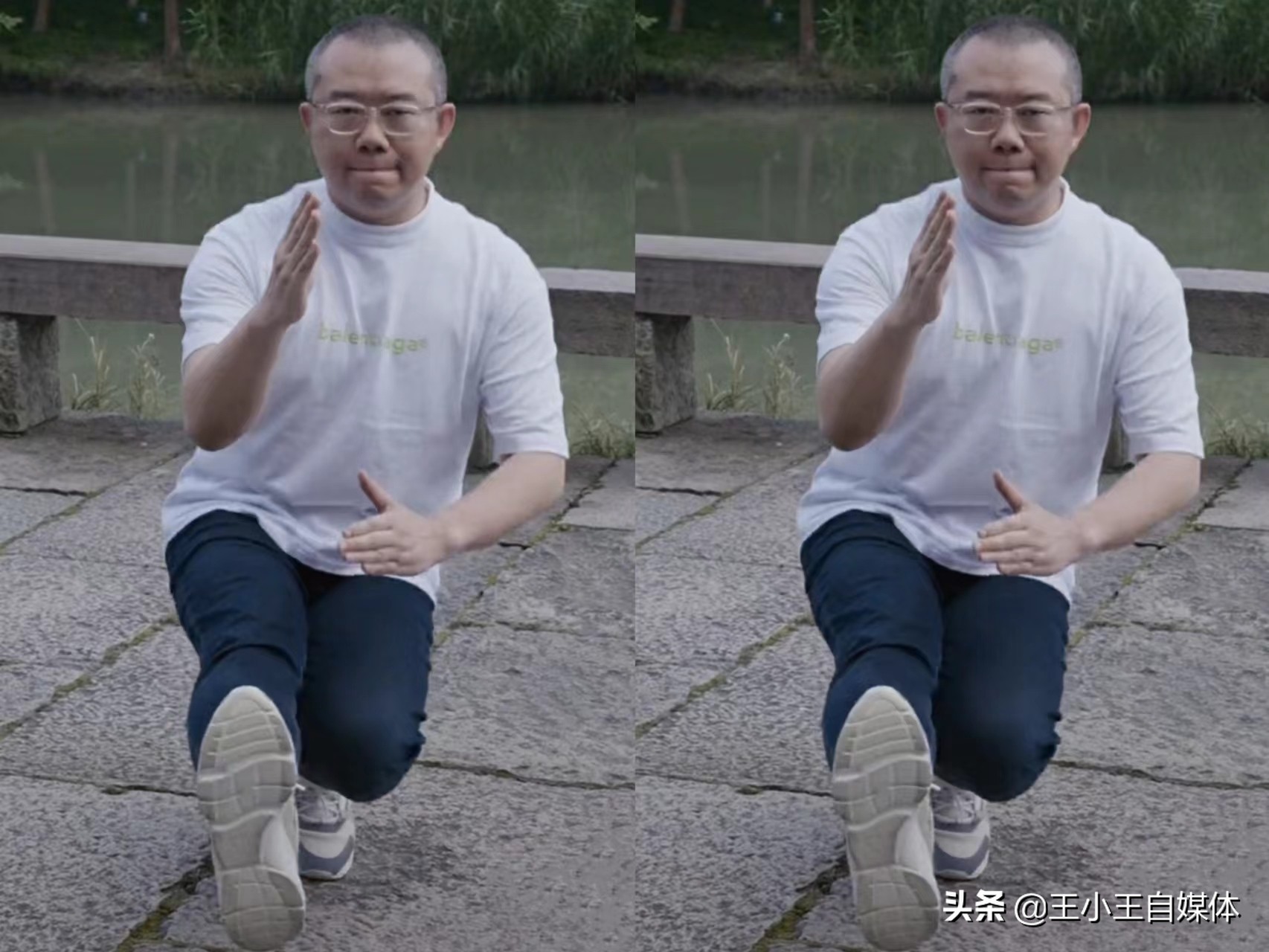 Celebrities challenge "Ip Man Squat": Che Xiao fell directly, Tu Lei ...