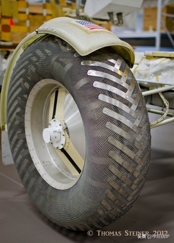 Are the Apollo lunar rovers rubber tires? Take a closer look ...