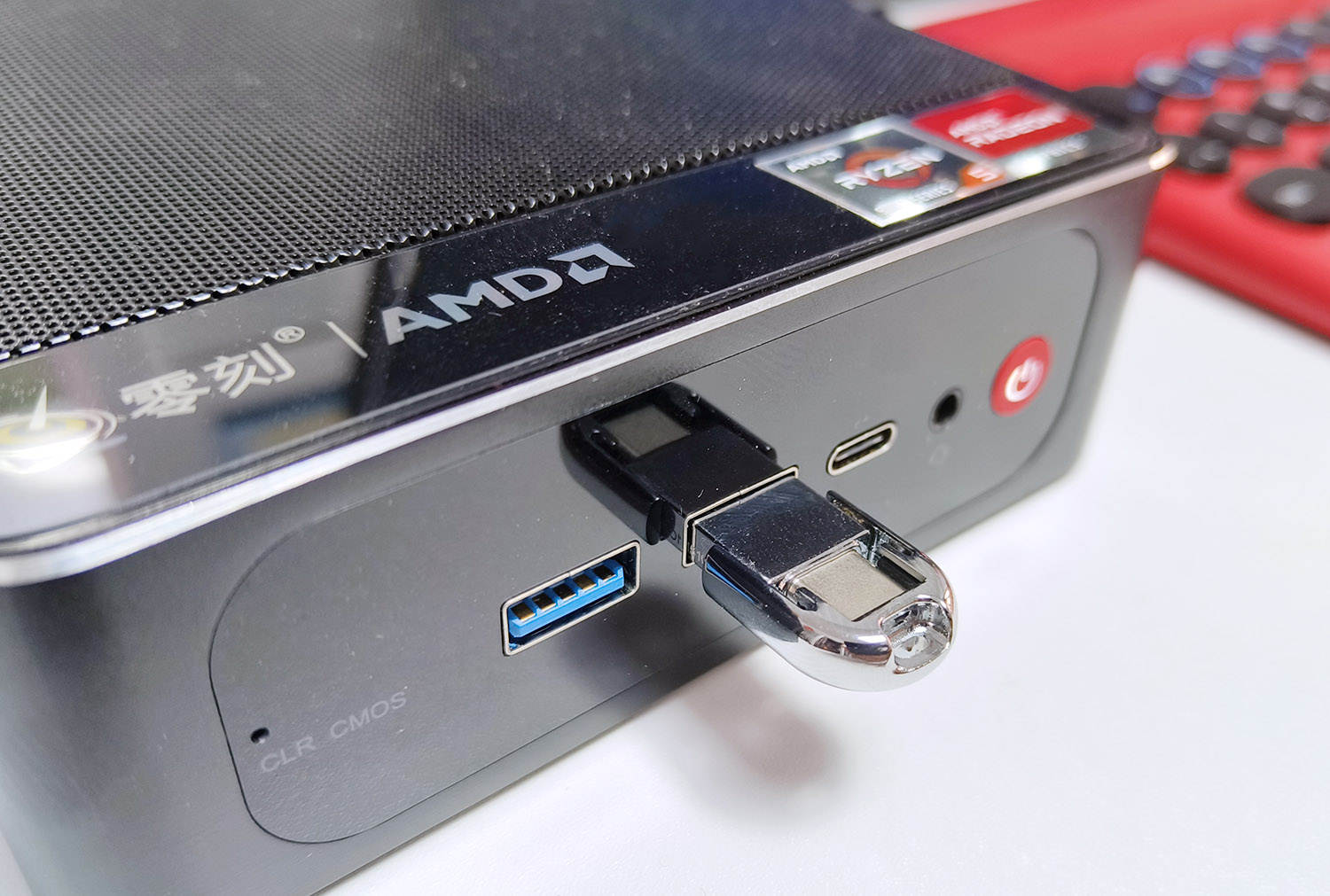Ultra-small double-headed aigo mobile phone U disk, can be used by ...
