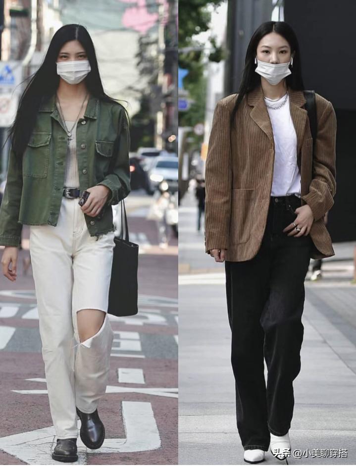 In Seoul in the spring, the young ladies in street photography are ...