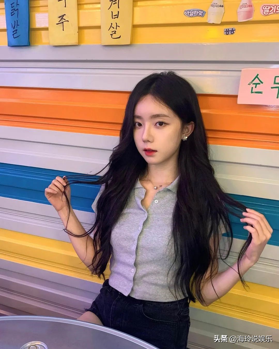 Zhang Yunen, a "Korean" Internet celebrity beauty with good looks and figure - iMedia