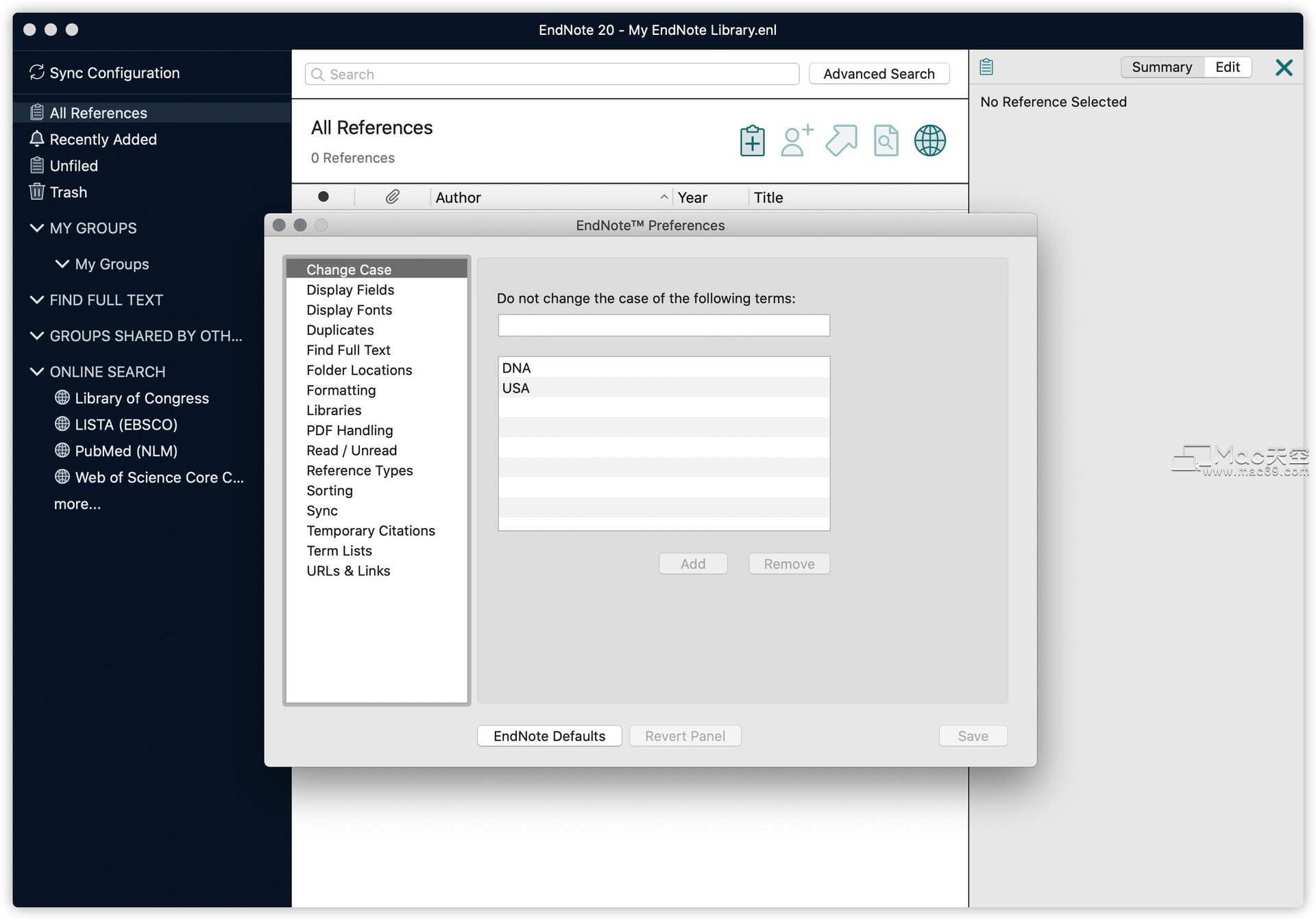 The best document management software: EndNote 20 major client version for Mac - iNEWS