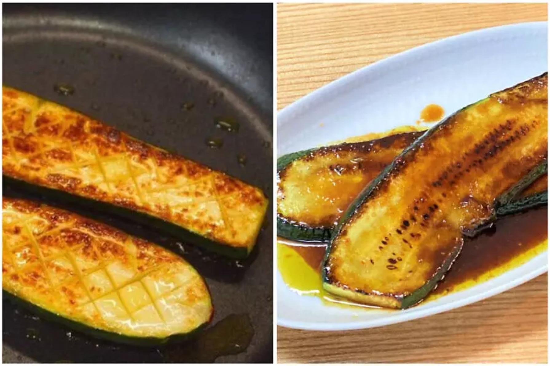 As long as you cut the zucchini straight in half, you can easily make a ...