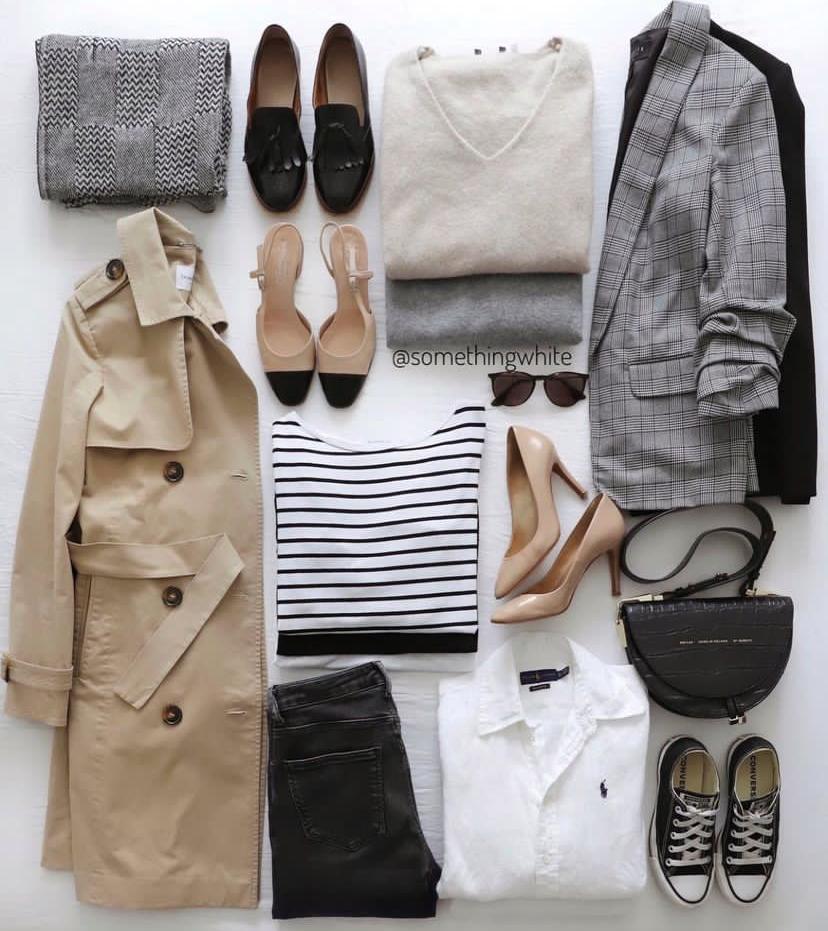 9 sets of basic autumn clothes, 5 minutes to get a day's wear ...