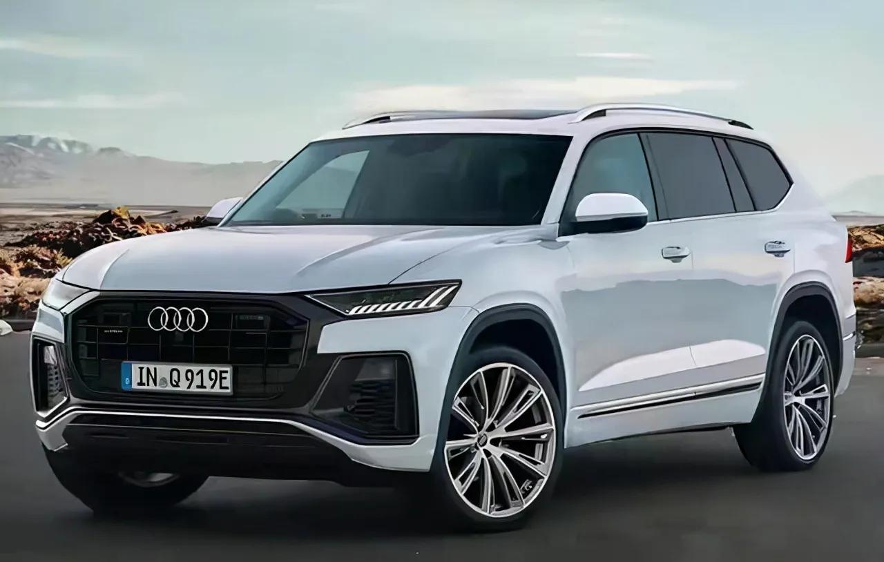 The new Audi Q9 is exposed!Positioned higher than the Audi Q7, equipped ...