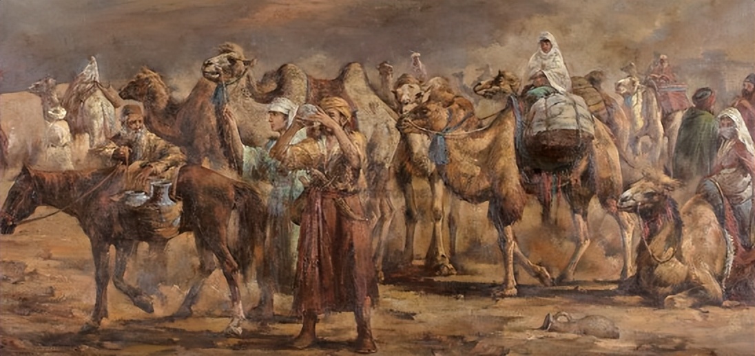 The Khorasan Avenue in the middle section of the Silk Road from the 8th ...