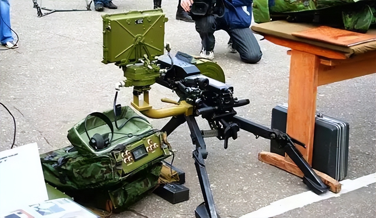 Russian AGS-17 automatic grenade launcher, the improved version uses ...