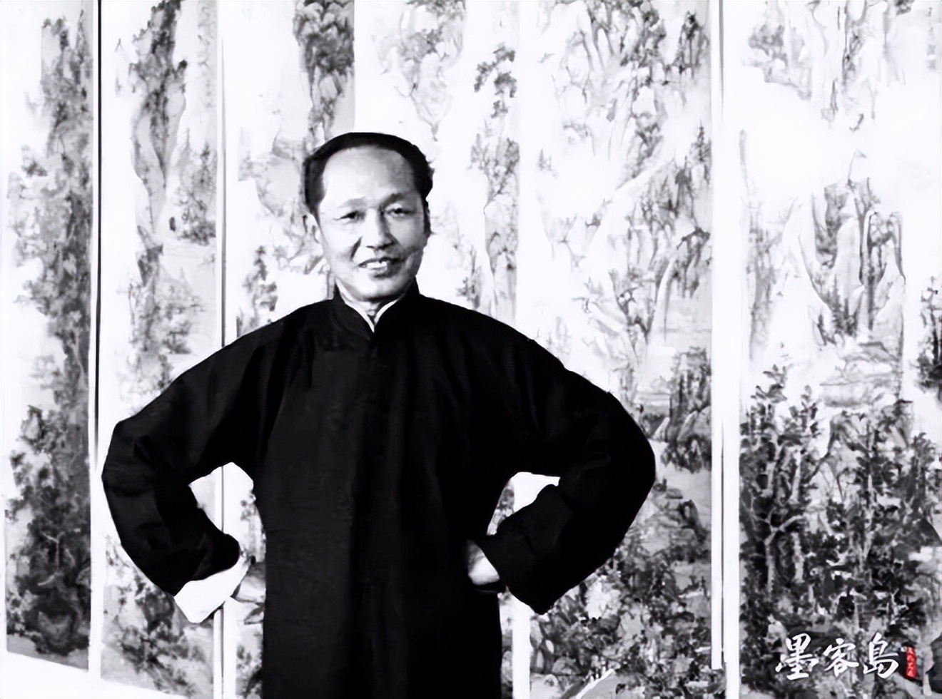 Huang Banruo's painting of Hong Kong: the framing is grand and the ...