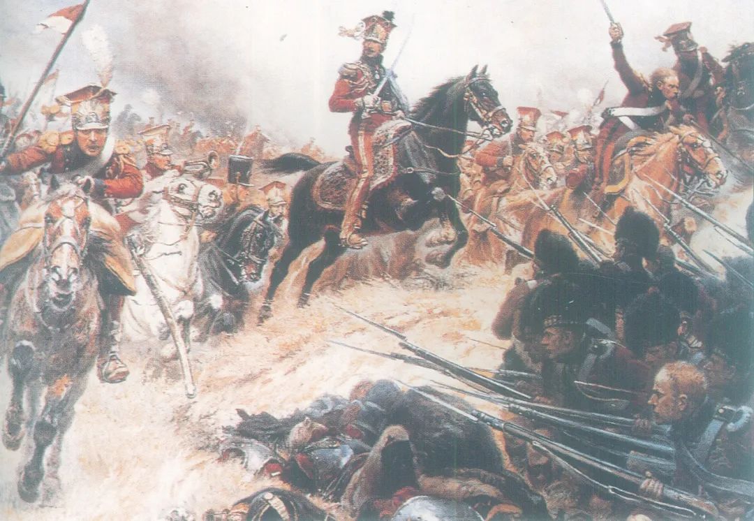 How did the modern cavalry break the hollow phalanx of infantry?The ...