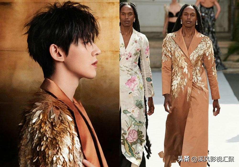 Deng Wei's haute couture look was claimed. He looked so handsome ...